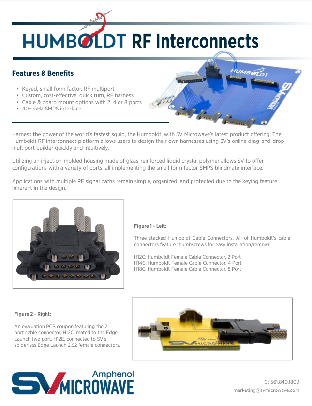 Application Notes | Product Brochures | SV Microwave