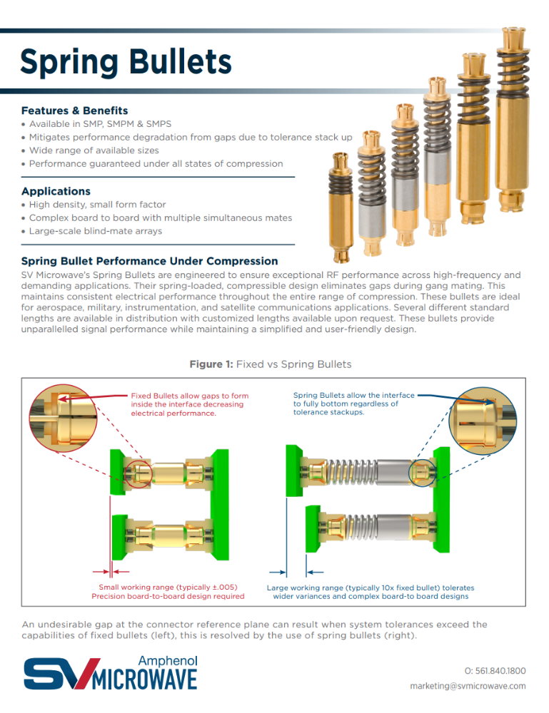 Application Notes | Product Brochures | SV Microwave